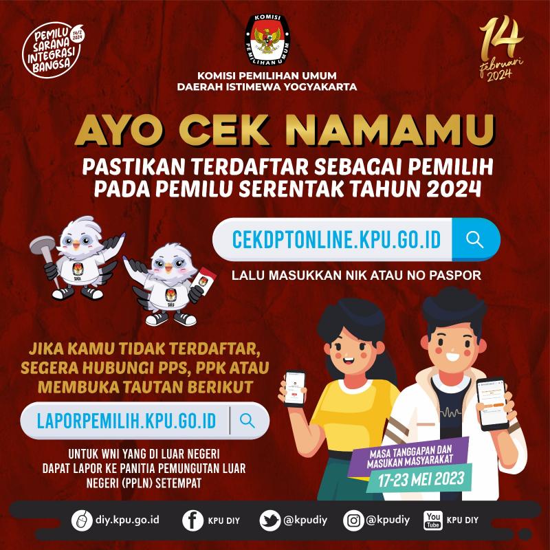 Cek namamu di DPSHP Pemilu 2024